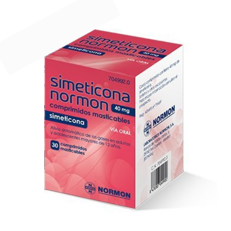 Comprar Simeticona normon 40 mg comprimidos masticables - Farmainstant.com